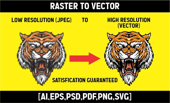 Convert raster logo image into high resolution vector file by Shahreyar ...