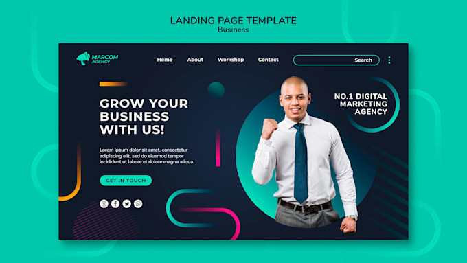 Design a website landing page with html5 and css3 by Faizanahmed258 | Fiverr