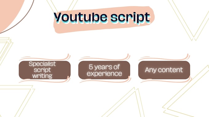 Create your youtube script by Causilvaferreir | Fiverr
