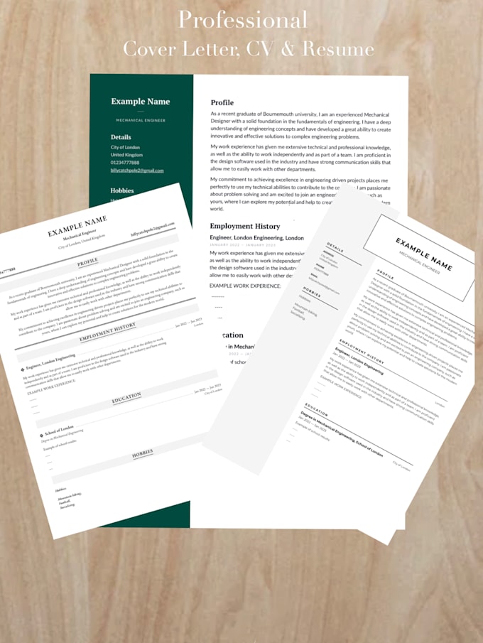 Creative cv resume drafting by Star_engagement | Fiverr