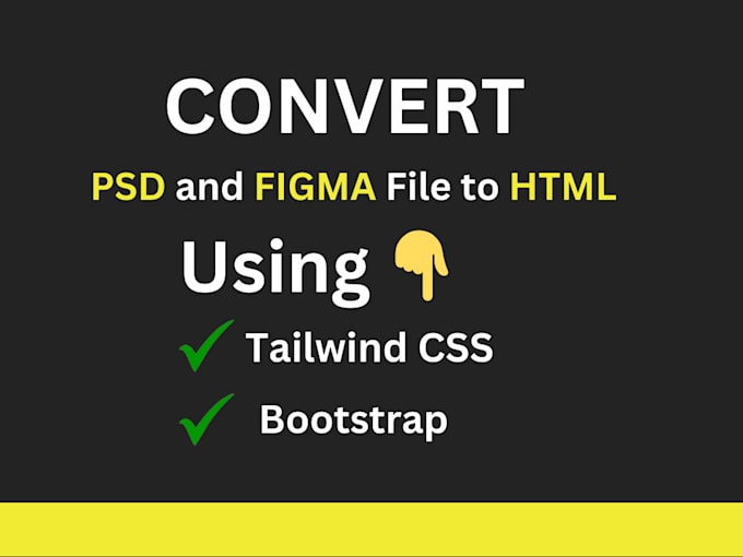 Convert figma design to html,css, bootstrap by Aaminaeffat | Fiverr