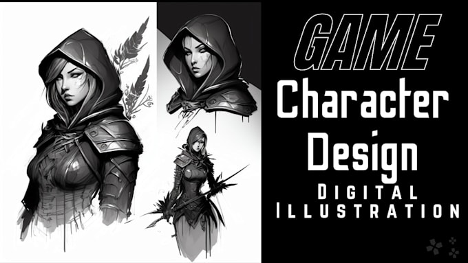 Create professional digital art character design concept art by Fp ...