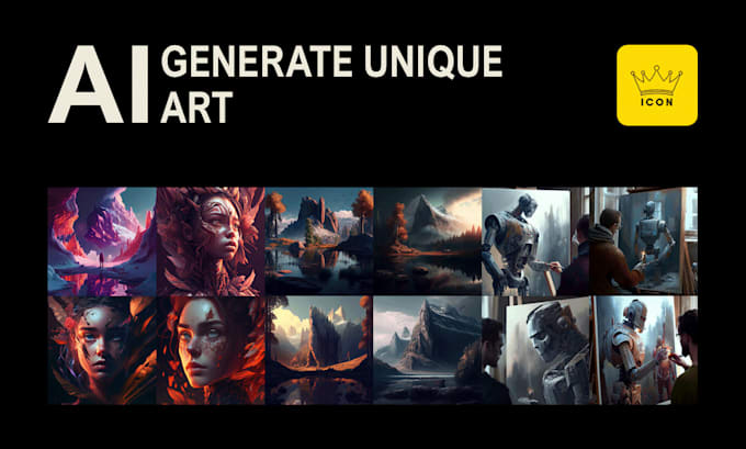 Generate unique ai art by Iconking1 | Fiverr