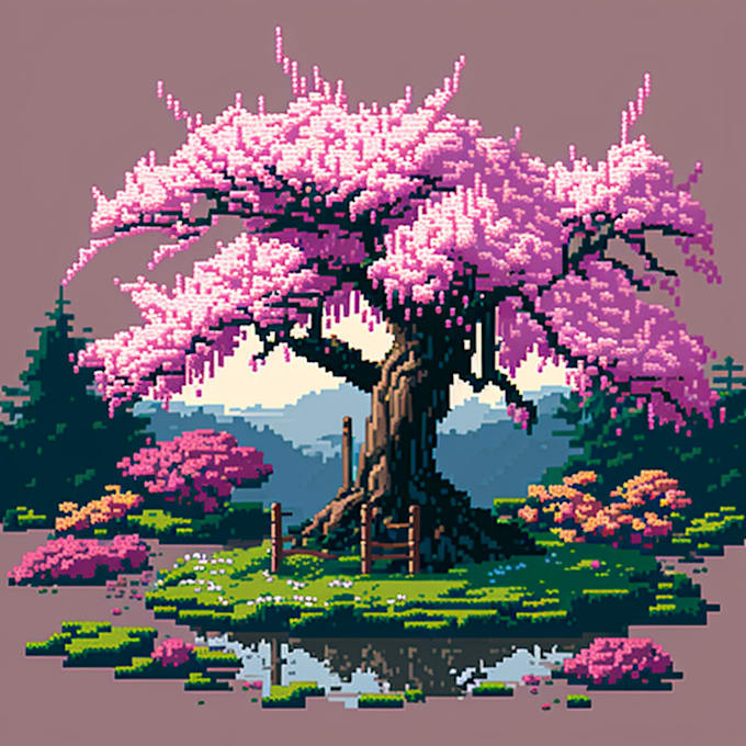 Create amazing pixel art background scenes fast by Faaiqster | Fiverr