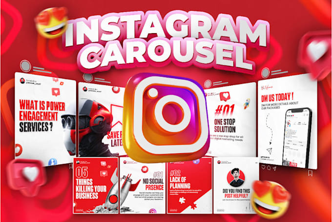 Design attractive instagram carousel posts and infographics by Umar ...