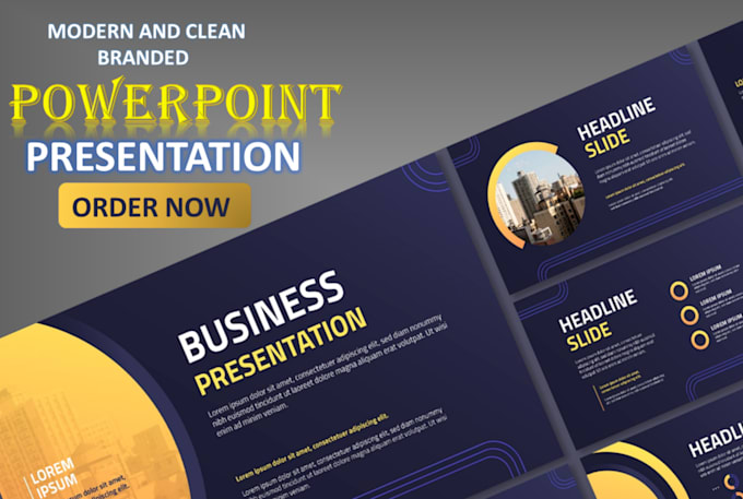 Design ms powerpoint presentation with animations and transitions by Maherjawad | Fiverr