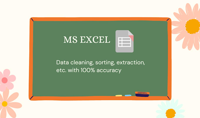 Clean, organize and sort messy data in ms excel by Manusingh843 | Fiverr