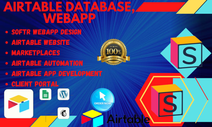 Set up airtable database, develop airtable webapp, create softr website ... Set up airtable database, develop airtable webapp, create softr website ...