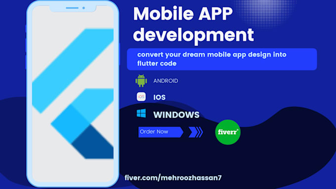 Be develop flutter app for android and ios flutter firebase by Mtech_007 | Fiverr