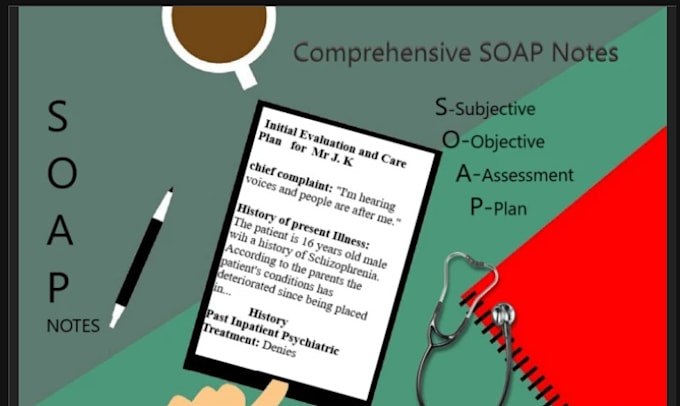 Write progress notes, soap notes and case studies by Fifisoita | Fiverr