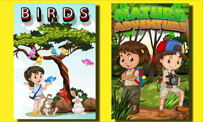 Create children book illustrations and kids cover illustration by Exe ...
