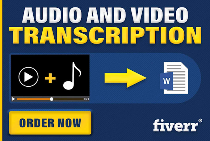 Transcribe your audio file to text by Amyyg96 | Fiverr