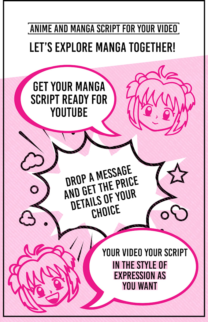 Write anime manga summary for youtube videos by Sahil_nagel | Fiverr