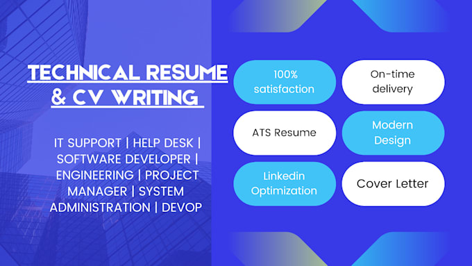 Rewrite, technical resume, engineering, help desk, system ...