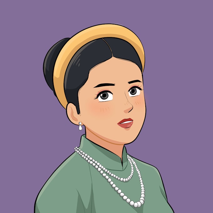 Draw your profile picture in my style by Rawannie | Fiverr