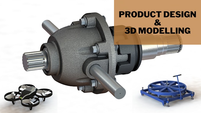 Design 3d models with solidworks by Engrameerh | Fiverr