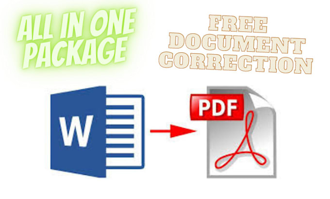 Convert documents from word to pdf or other formats by Mutaib1 | Fiverr
