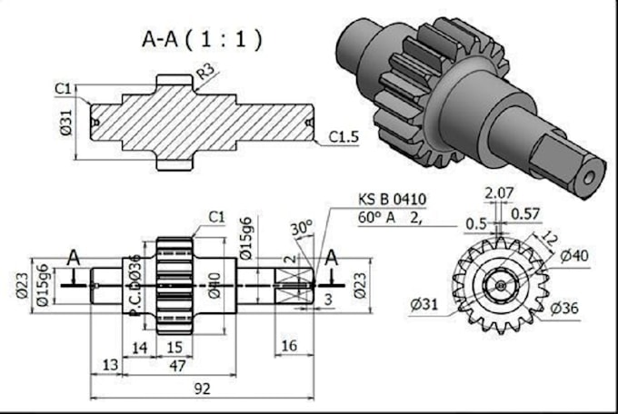 2d mechanical designs furniture and engineering drawings 3d modeling on ...