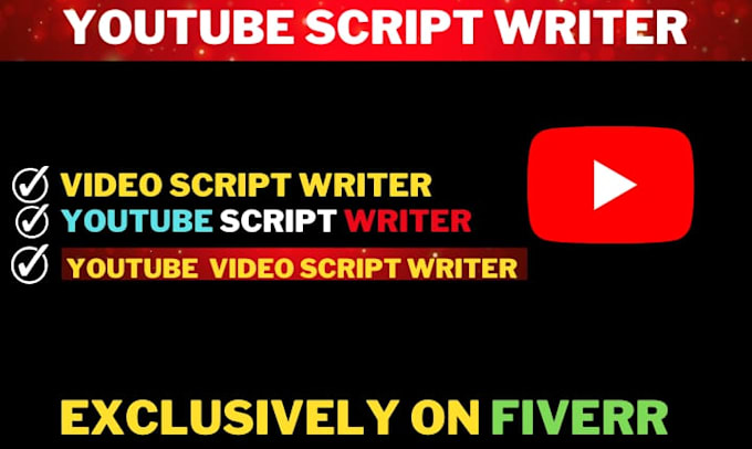 Be your youtube script writer and professional scripts writer by Zekridiji | Fiverr