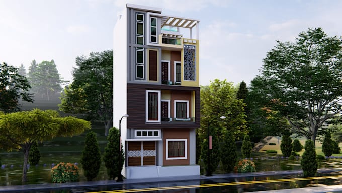 Model and render your plan in high quality 3d by Haroon00seven | Fiverr