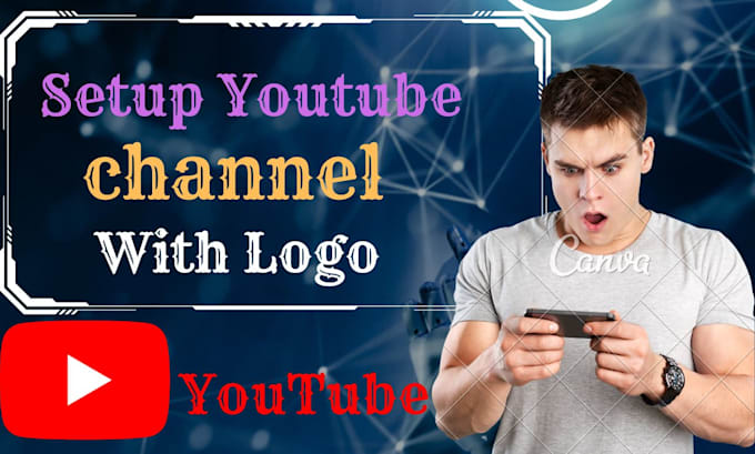Professionally create and setup youtube channel with logo by Shah_busniess | Fiverr
