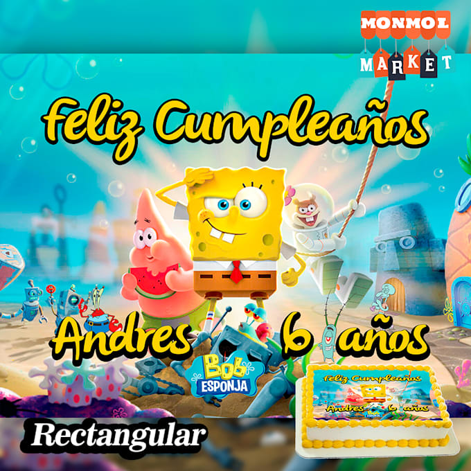 Design for edible paper 1 custom digital cake topper by Josuemonasterio ...