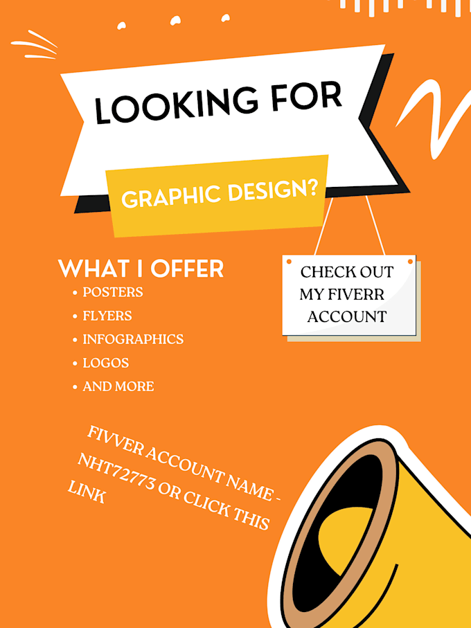 Design a creative and eye catching graphic design for you by Nht72773 ...