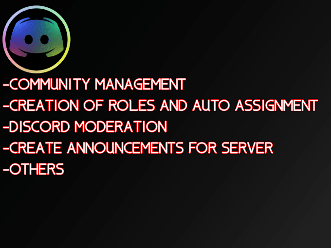 Be a discord moderator for your server monthly by Daviddefterigos | Fiverr