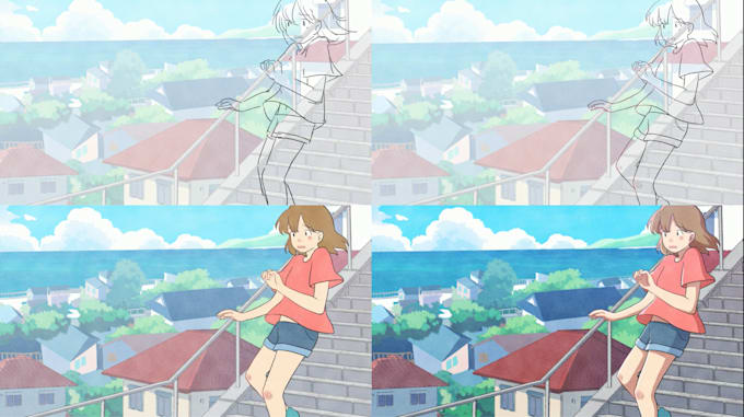 Create a frame by frame animation, short video or gif by Yonnae512 | Fiverr