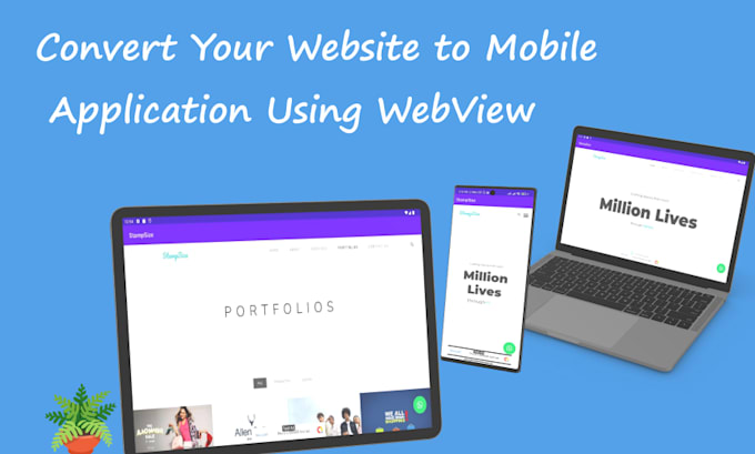 Convert website to android application using webview by Tensorware | Fiverr
