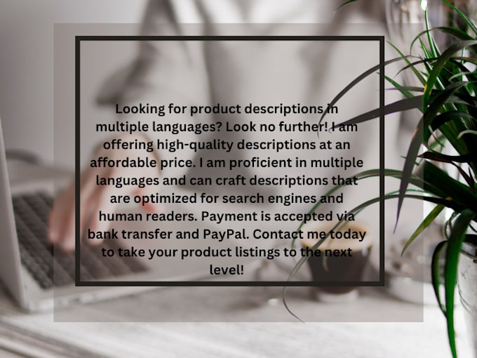 Make professional product descriptions in multiple languages by Stivex224 | Fiverr