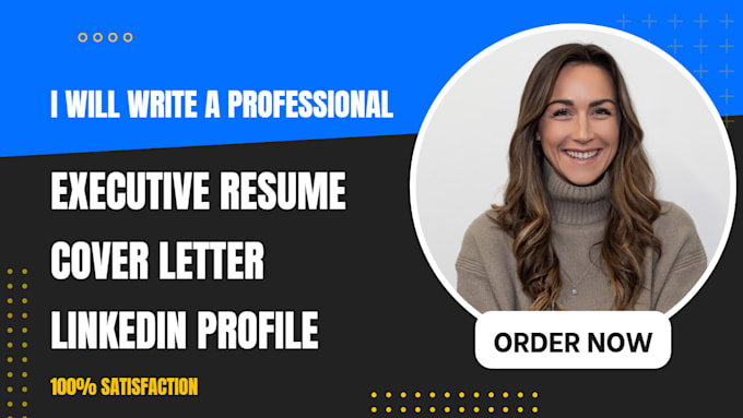Write and polish your executive resume, cover letter, linkedin and cv by Alyssaparker_ | Fiverr