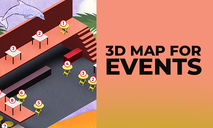 Create a 3d map for your event by Mario_candia | Fiverr