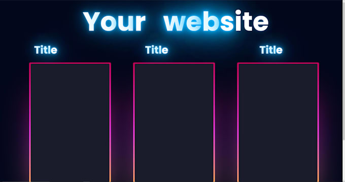 Create a fantastic website for you by Overplex_eth | Fiverr