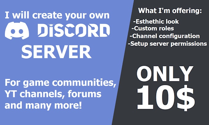 Create basic discord server for you by Johanild | Fiverr