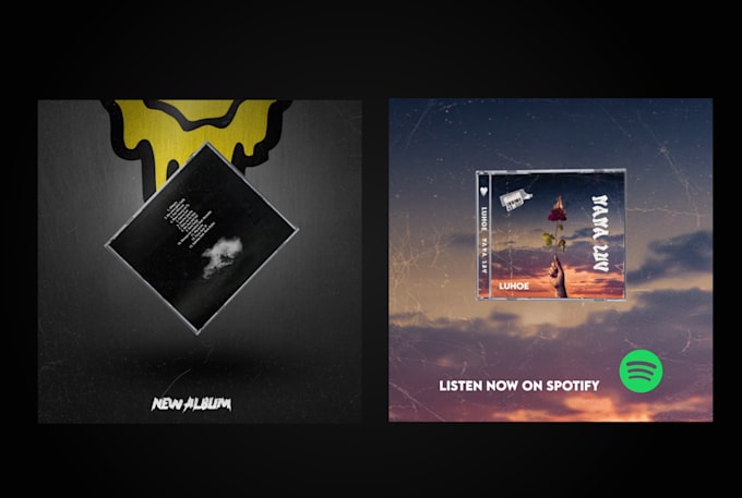 Create a unique 3d album cover animation for your music promotion by ...