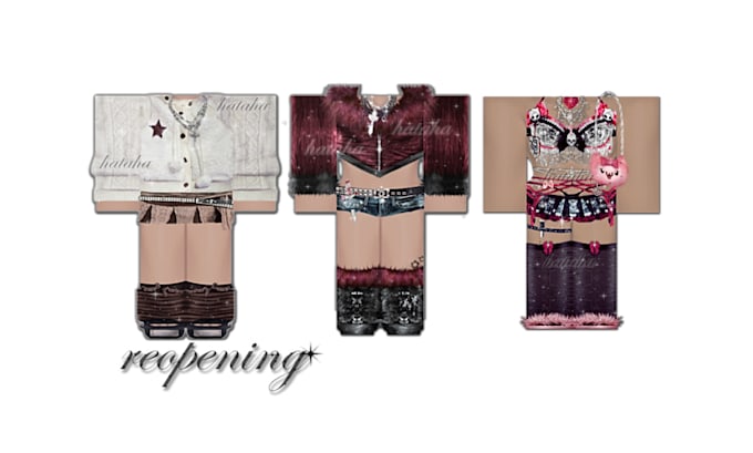 Design quality realism roblox clothes by Hataharasan | Fiverr
