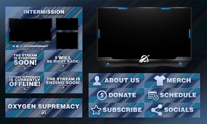 Create an amazing stream package by Kazozgraphics | Fiverr
