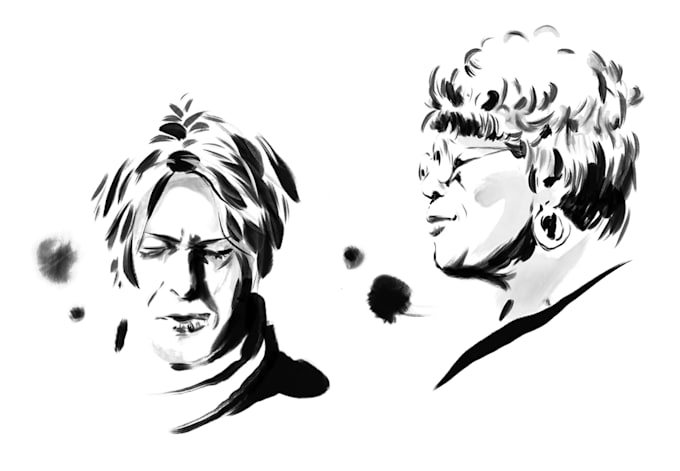 Draw your portrait in japanese zen style by T_koba_ | Fiverr