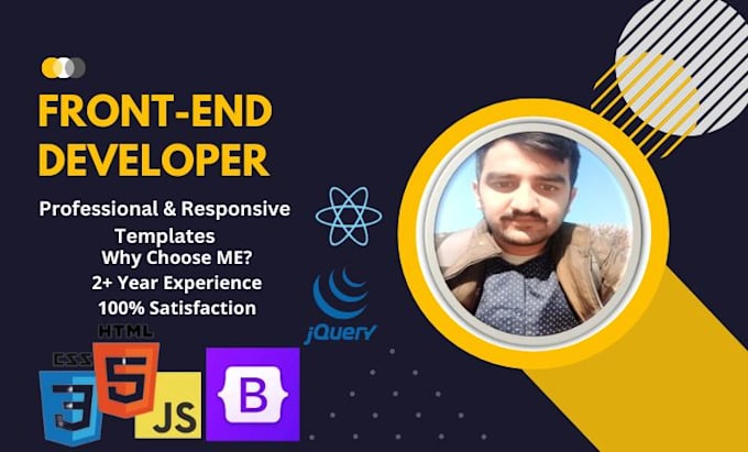 Be Your Frontend Developer Html Css Javascript And React By Abdullah135 Fiverr
