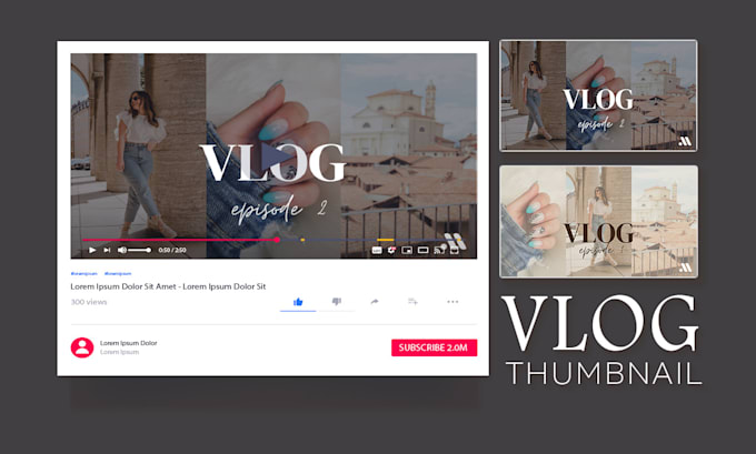 Design a professional youtube thumbnail, ads, banners by Minz01 | Fiverr