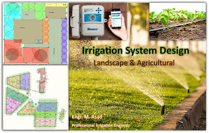 Design a professional irrigation plan for your landscape by Asad101325 ...