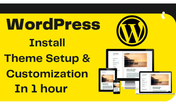 Install Wordpress Setup Theme Demo Import And Customization By