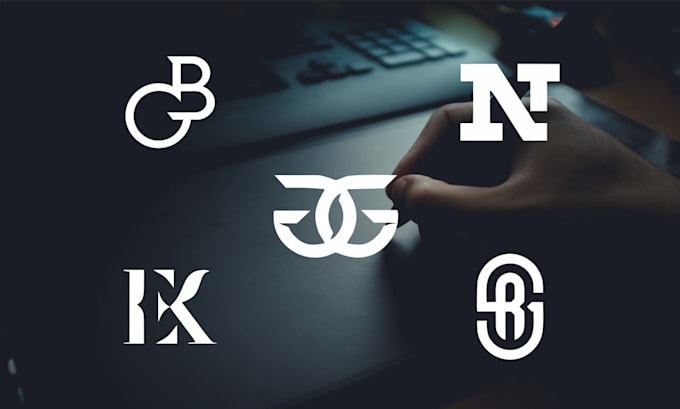 Design a monogram logo with free source files by Lufiji | Fiverr
