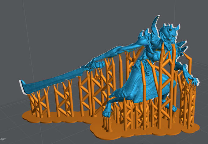 Support your 3d models and miniatures for resin 3d printing by Magikarp28 | Fiverr