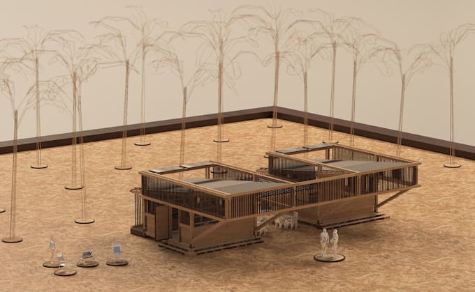 Render realistic physical architecture model and maquette by ...