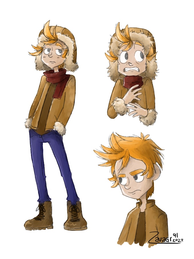 Draw digital character designs by Lightness19 | Fiverr