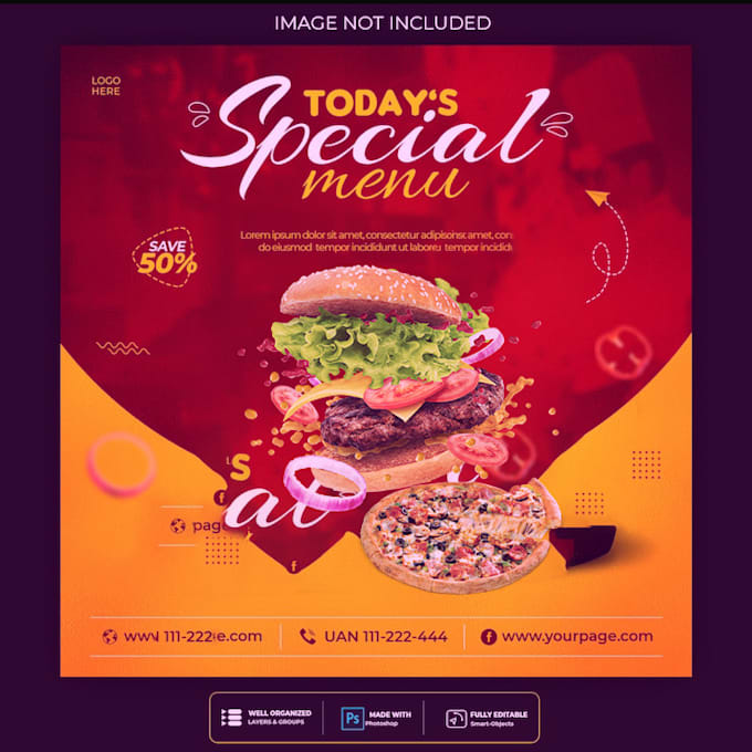 Make outstanding and unique menu design by Mishustudio | Fiverr