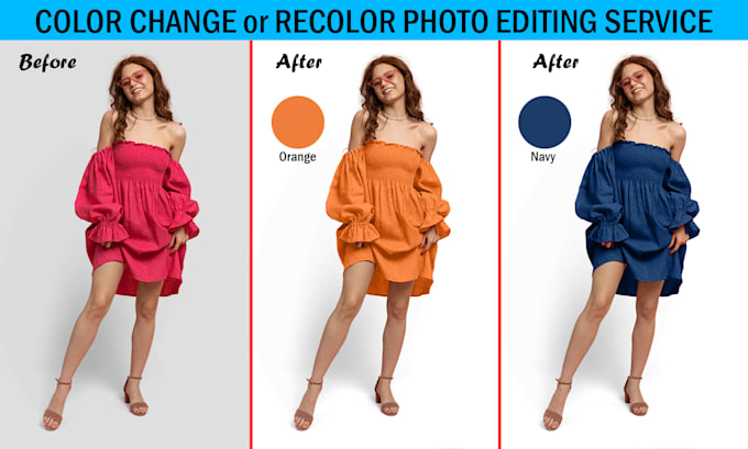 Do color change, color correction and recolor anything in photoshop ...
