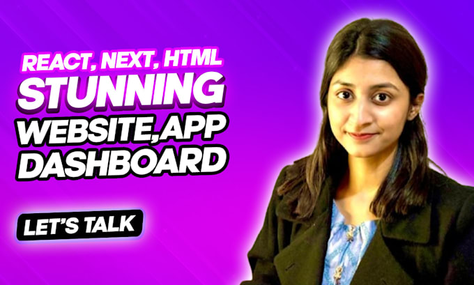 Develop stunning web app dashboard in react, next, node js by Zill_e ... Develop stunning web app dashboard in react, next, node js by Zill_e ...